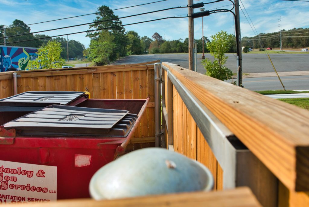 Commercial Dumpster Enclosure Gates in Central Arkansas